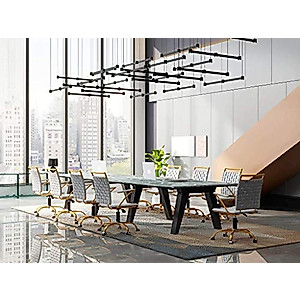 CAROCC White Gold Office Chair White and Gold Desk Chair Office Chair in White and Gold Modern Home Office Chair Gold White Office Chair Gold Legs(Gold White)