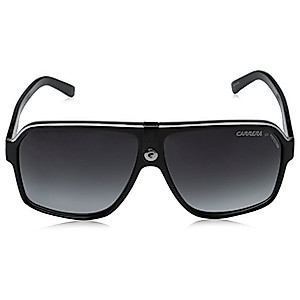 Carrera CA33/S Pilot Sunglasses, Black Cry Grey Frame/Dkgray Gradient Lens, 62 mm
