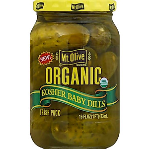 MOUNT OLIVE Organic Baby Dills, 16 FZ