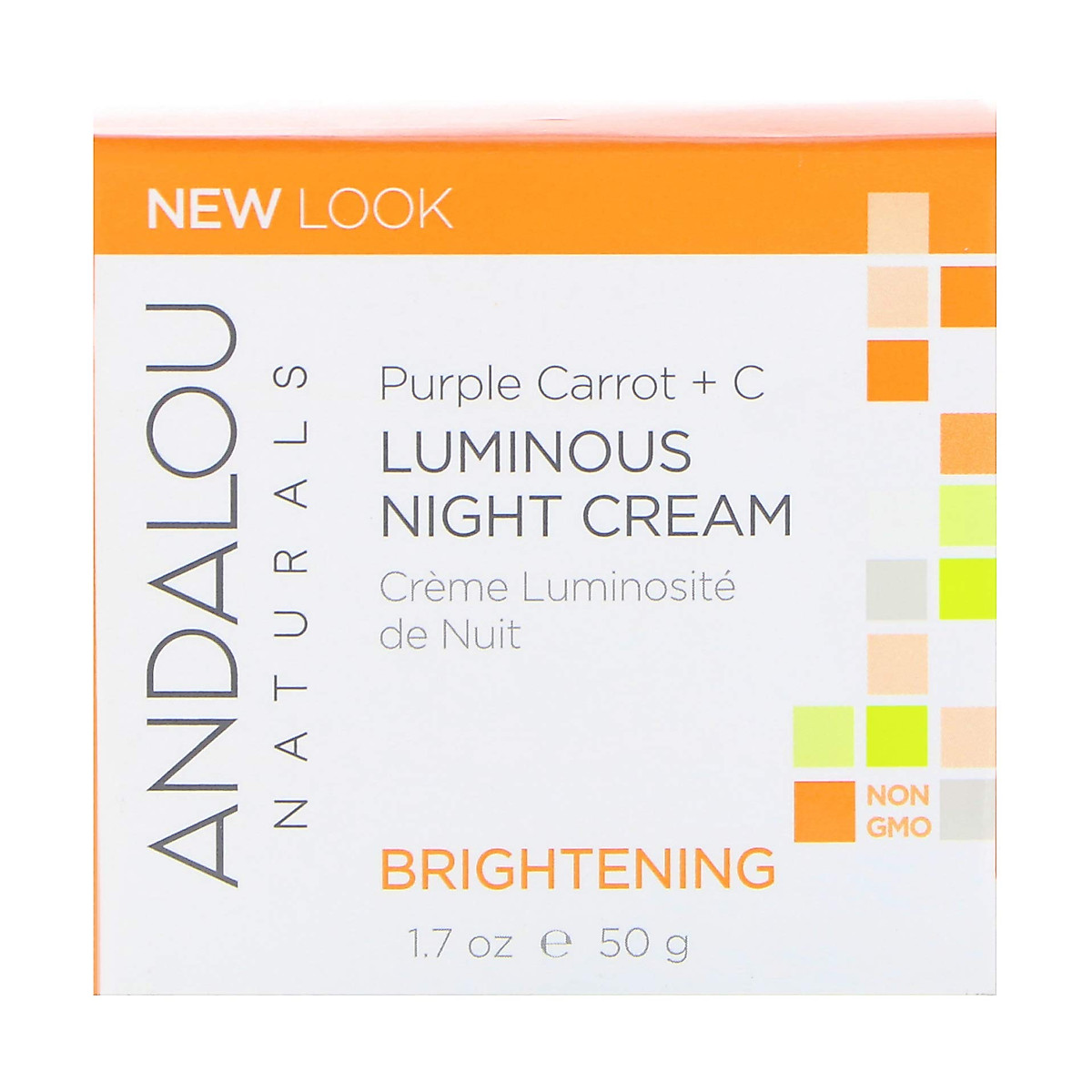 Andalou Naturals Night Crm Prpl Carrot+c