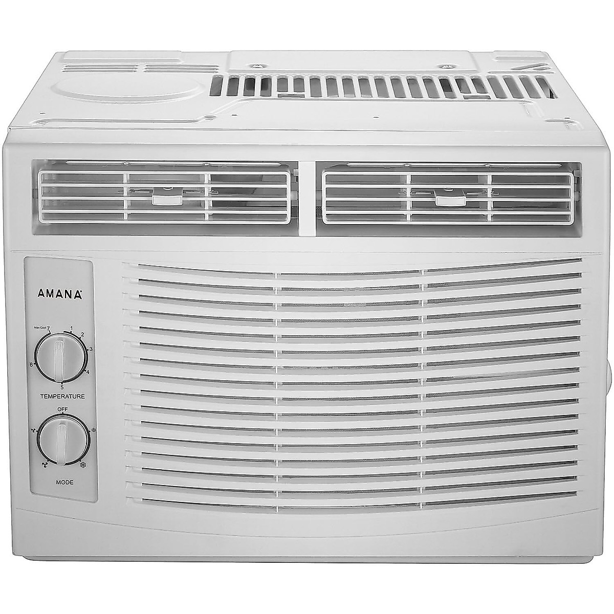 Amana 5,000 BTU 115V Window-Mounted Air Conditioner with Mechanical Controls, White