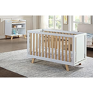 Suite Bebe Livia Convertible Crib in White & Natural