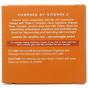 Avalon Organics Skin Moisturizer with Vitamin C, 1.7 Oz, Dermatologist Tested, Plant-Based Formula, Cruelty-Free