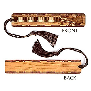 Piano Musical Instrument Engraved Wooden Bookmark - Also Available with Personalization - Made in The USA