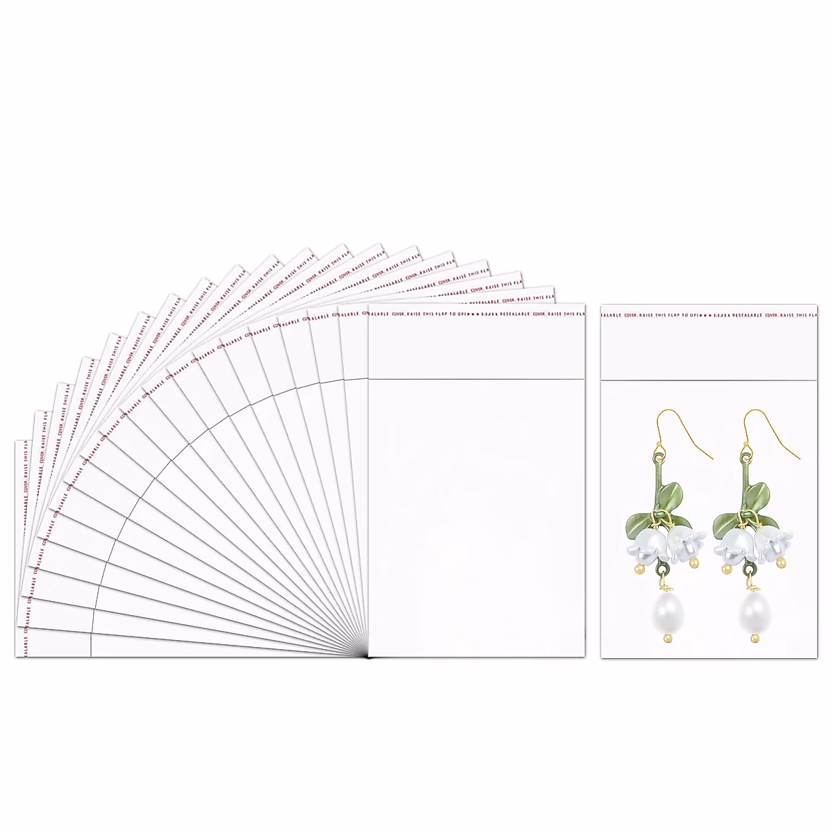 Doutop Clear Tiny Cello Bags 3x4 200pcs Self-Sealing Cellophane Bags OPP Poly Plastic Bags for Jewelry Earrings Candies Bakery Candle Soap Cookie (9 Sizes to Choose from)