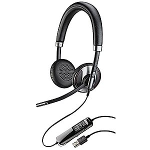 Plantronics 202581-01 Wired Headset, Silver/Black