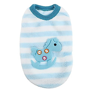 VILLCASE Warm Rabbit Vest- Soft Flannel Pet Sweater, Cute Rabbit Clothes, Small Animals Vest Clothing for Ferret Chihuahua gGuinea Pigs ( Size XXXS )