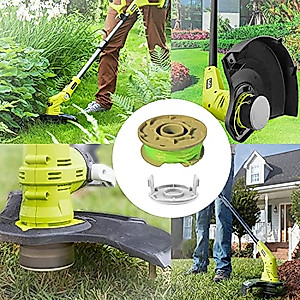 AC80RL3 String Trimmer Replacement Spool, Compatible with Ryobi One Plus+ AC80RL3 18v, 24v, and 40v Cordless Trimmers, 080 Inch Twisted Line, AC80RL3 Weed Eater String Auto-Feed Spool Line 11ft