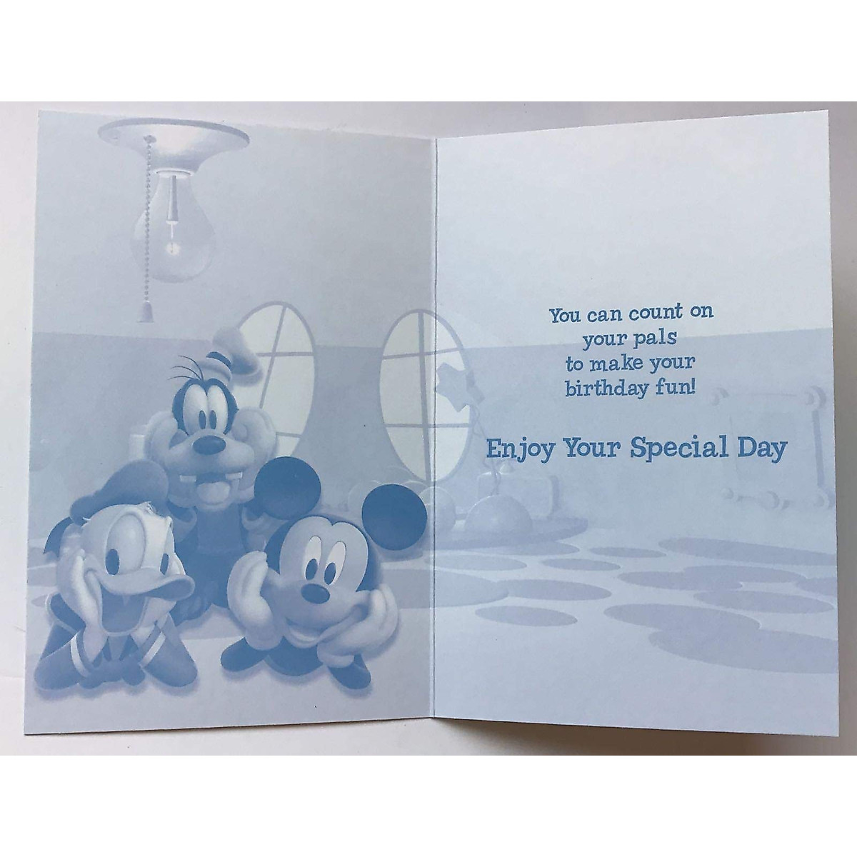 mickey mouse your birthday is here! happy birthday card