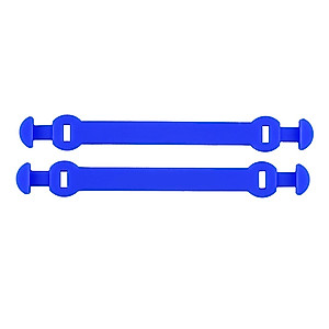 Andux Silicone Tennis Vibration Dampener Long Buckle Type Reduce Vibration 6pcs/set BZQ-06 (blue)