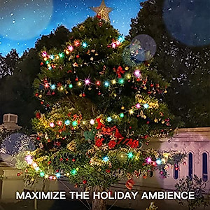 suddus Globe String Lights Bedroom, 100 Led Fairy Lights Plug in, Indoor String Lights for Classroom, Dorm, Birthday, Backyard, Patio, Garden, Party, Living Room, Pastel Color