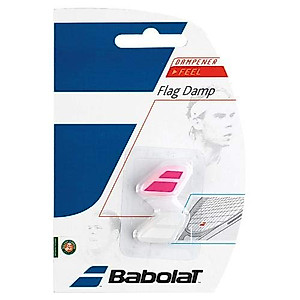 BABOLAT Unisex's Flag Damp X 2 Vibration Dampener, Black/Neon/Red, One Size