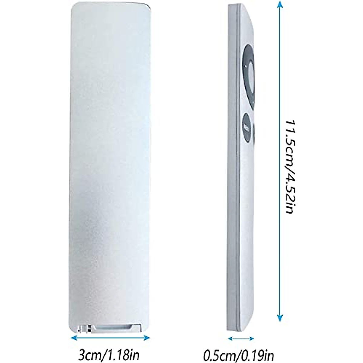 New Replacement Apple TV Remote Control fit for Apple 1 2 3 A1427 A1469 A1378 A1294 MD199LL/A MC572LL/A MC377LL/A MM4T2AM/A MM4T2ZM/A TV (Made from Plastic not Original)