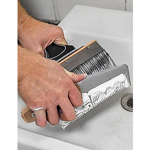 ROLLINGDOG Heavy Duty Brush Comb,Brush Cleaner Tool-Great for Sufficient Cleaning And Maintaining Deck Fence Brush