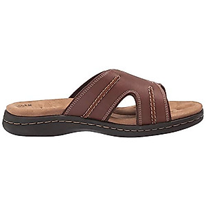 Dockers Men's Slide Sandal, Rust, 10
