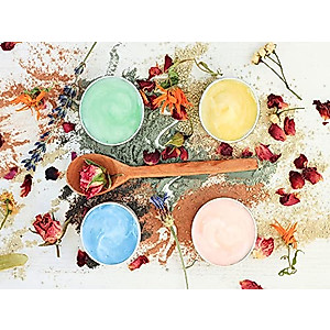 20 Pcs 1 Ounce Plastic Jars Containers Round Screw Lids Cosmetic Jars Leak Proof Clear Containers for Cosmetic, Salves, Balms, Lip Balm or Others, White Lids