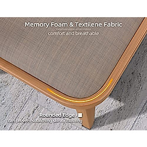 PURPLE LEAF 7 Pieces Outdoor Dining Set All-Weather Wicker Outdoor Patio Furniture with Table All Aluminum Frame for Lawn Garden Backyard Deck Patio Dining Set with Cushions, Brown