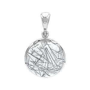 Starborn Silvery Tourmalinated Quartz Pendant in Sterling Silver