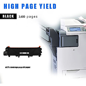 ICOMJET 4Pack Compatible Toner Cartridge Replacement for Brother TN660 TN630 use for Brother DCP-L2540DW HL-L2340DW HL-L2300D HL-L2380DW HL-2320D MFC-L2700DW MFC-L2680W MFC-L2740DW (Black)