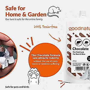 Goodnature Automatic Paste Pump, Rat and Mouse Paste Pump, Chocolate Formula, Pet-Friendly Pest Lure