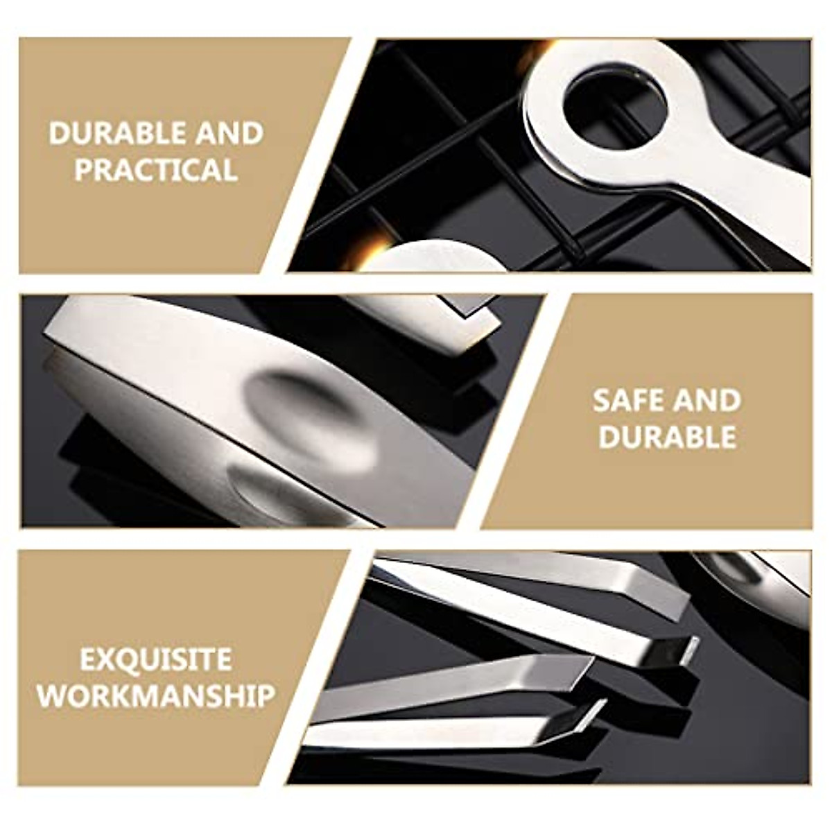 UPKOCH Fishing Tackle Fishing Tackle Fishing Tackle Stainless Steel Fishbone Hair : 3pcs Flat and Slant Mini Filet Hair Remover Tool for Fish Chicken Plucker Meat Hand Tools Hand Tools Hand Tools