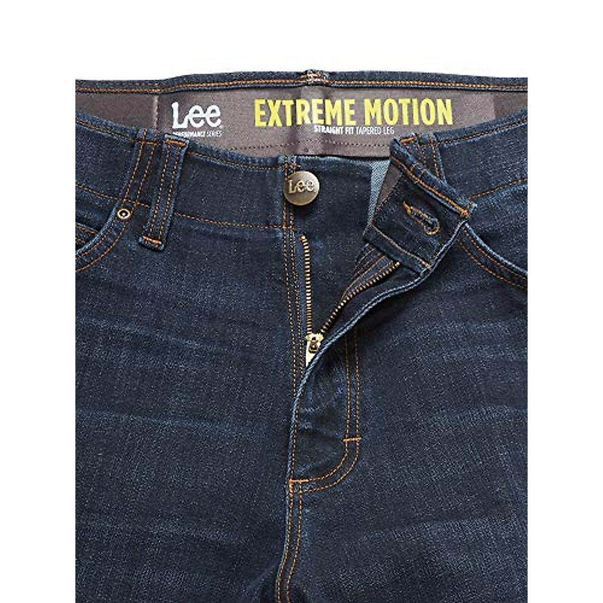 Lee Men's Extreme Motion Straight Taper Jean Maverick 36W x 30L