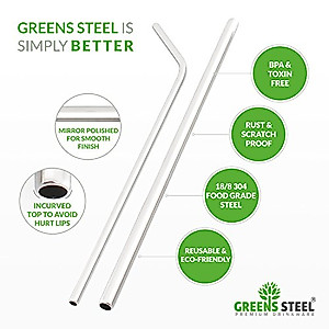 Stainless Steel Straws (Tall)