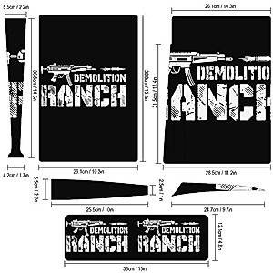 PS5 Skin Demo-lition Ranch for Playstation 5 Disc Edition with Console and Dualsense Controller Full Set