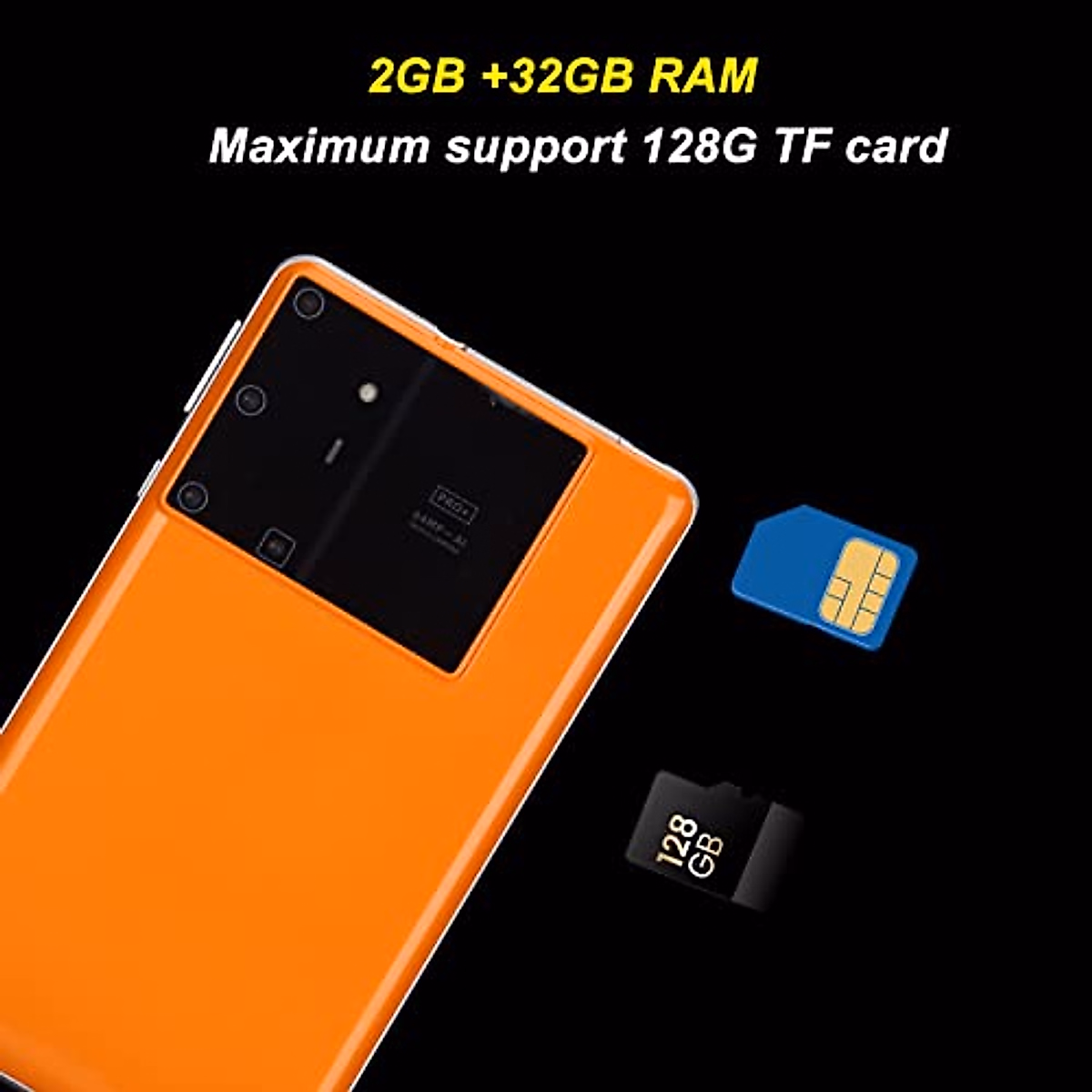 7 Inch Tablet, 2G 32G RAM Dual Band 8 Core Processor Kids Tablet Support 128GB for Reading