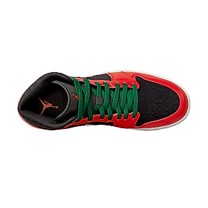 Jordan Mens Air 1 Mid DQ8417 006 Christmas 2022 - Size 11 Black/White/Malachite/Fire Red