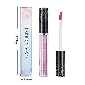 Sliver Gray Glitter Liquid Eyeshadow Stick, Metallic Shimmer High Pigmented Eyeshadow Gel Stick Shiny Glitter Eyeshadow Tube Long-lasting Waterproof Quick Drying Eyeshadow, Creates Smokey Eye Makeup & Multi-dimensional Eye Makeup (Sliver Gray)