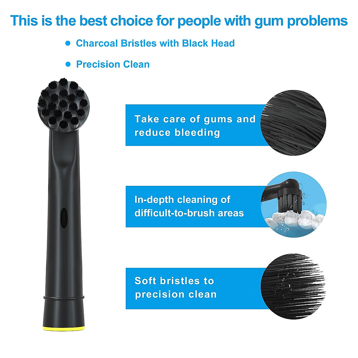 THISONG Electric Toothbrush Replacement Brush Heads