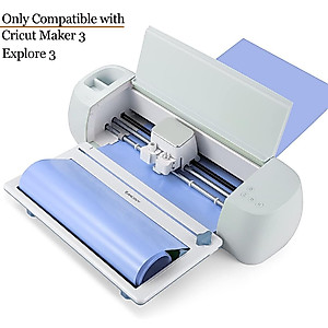 Rancovy Vinyl Roll Holder with Built in Trimmer for Cricut Maker 3 and Cricut Explore 3