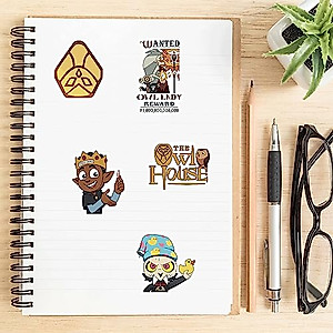 The owl House Stickers 100PCS Colorful Waterproof for Water Bottle Laptop Car Bike Luggage Guitar Skateboard