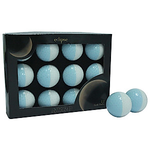Nitro Eclipse Golf Balls, White/Light Blue