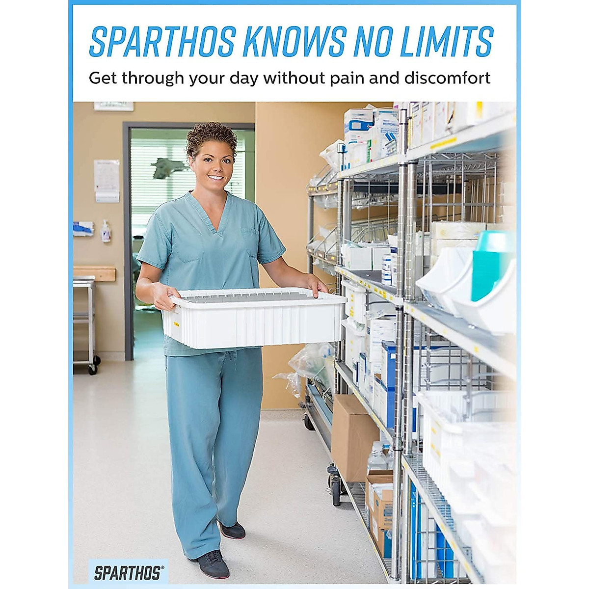 Sparthos Circulation Socks (20-30 mmHg) Wide Calf - Knee High Sock for Compression, Travel, Medical Support, Pregnancy, Nurses - Dr Sock Soothers Ankle Brace - Mens and Womens Plus (Blue-LXL-Wide)