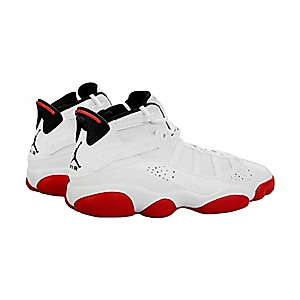 Nike Jordan Men's 6 Rings Basketball Shoes 322992-012 White/University Red