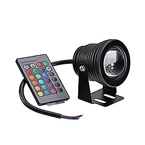 LABRIMP Remote Party Home Spot Bar Xmas Underwater Lamp LED Lighting W Control Changing for Seven Fountain Wedding Decor Day Lamps Lights Pool Water Waterfall Garden Light Black