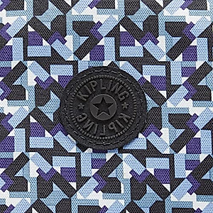 Kipling Womens Women's Shelia Bag, Adjustable Strap, Nylon Crossbody Bag, Dazzling Geos, 11.75 L x 6.75 H 6.25 D US