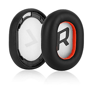 Jarmor BackBeat Pro 2 Earpads, Replacement Protein Leather & Memory Foam Ear Cushion Pad Cover for Plantronics BackBeat Pro 2 Wireless Noise Cancelling Headphones - Black