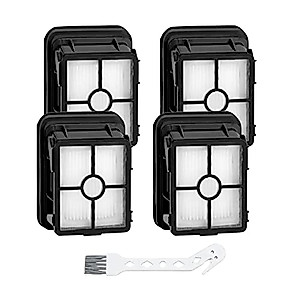 Bogda 4-Pack Filter Replacement for Bissell 1866 CrossWave Vacuum Cleaner 1785 2306 2551 Replace Part #1608684