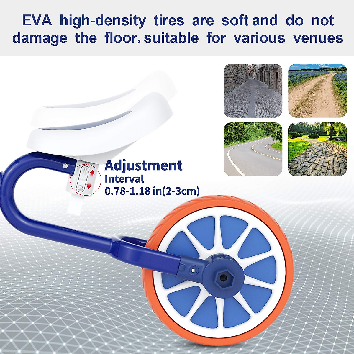 XJD 3 in 1 Kids Tricycles for 12 Month to 3 Years Old Toddler Bike Kids Trike Boys Girls Trikes for Toddler Tricycles Baby Bike Infant Trike with Adjustable Seat Height and Removable Pedal (Blue)