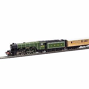 Hornby The Flying Scotsman A1Class 4472 OO Electric Model Train Set HO Track with US Power Supply R1255M , Green