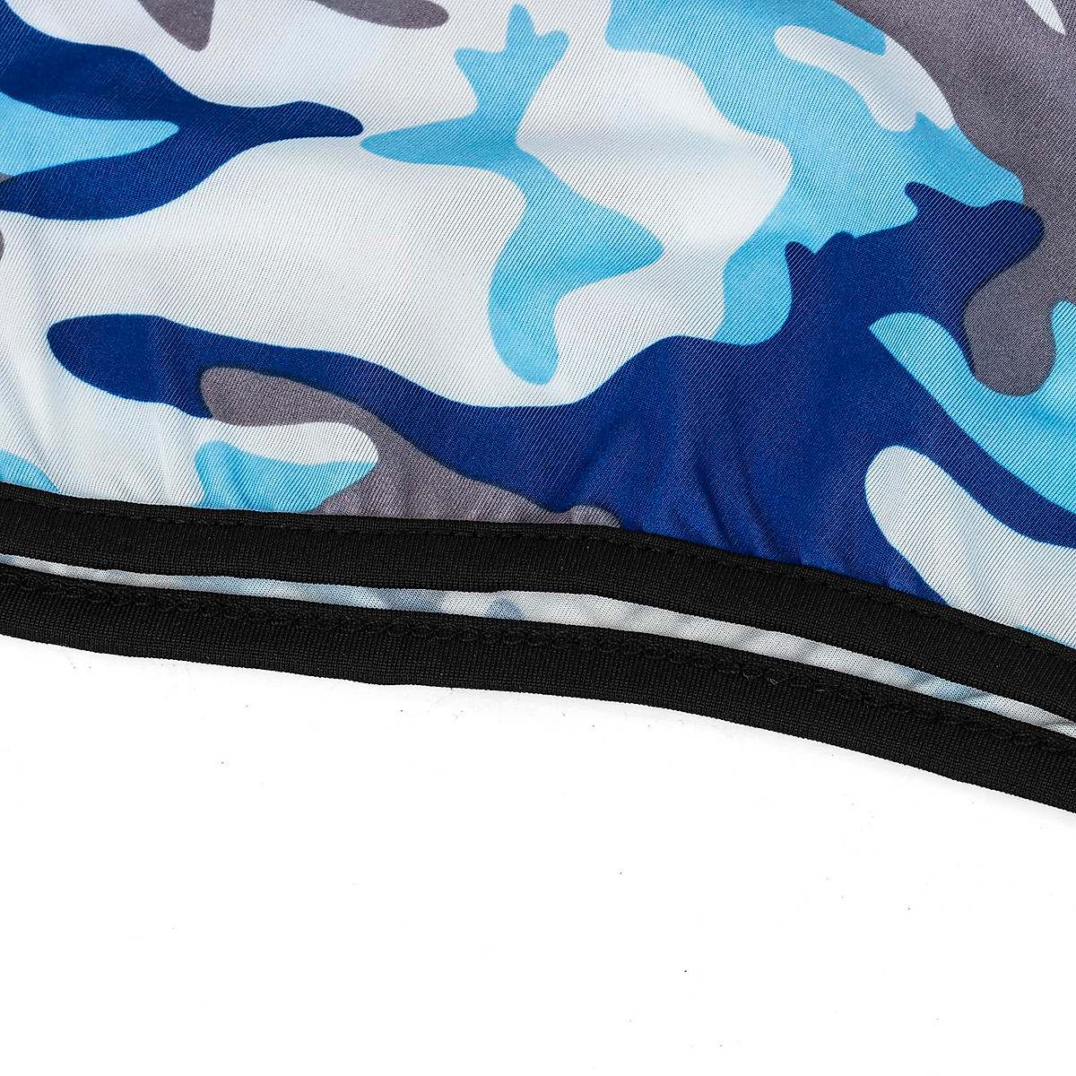 TopTie Camo Spandex Balaclava with Face Mask - Four Seasons Outdoor Gear-Camo Grey