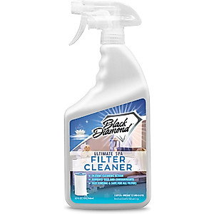 Black Diamond Stoneworks Ultimate Spa Filter Cleaner Fast-Acting Spray. Works Instantly on Hot Tub & Pool Filters Leaving Behind no Sticky Residue. Prolongs Filter Life and Pool Equipment. No Soaking