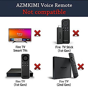 Voice Remote (3rd Gen) Compatible with Fire TV Stick 4K, Fire TV Stick (2nd & 3rd Gen), Fire TV Cube (1st & 2nd Gen), Fire TV (3rd Gen), Fire TV Stick Lite, 2021 Release