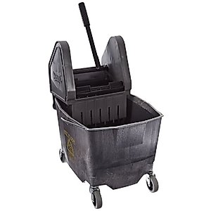 Impact 4G/2635-3G Plastic Down Pressure Wringer and Bucket Combo, 26-35 qt Capacity, Gray