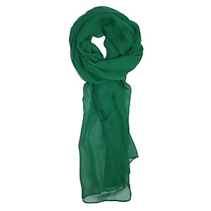 Ted and Jack - Solid Silk Lightweight Accent Scarf (Green)