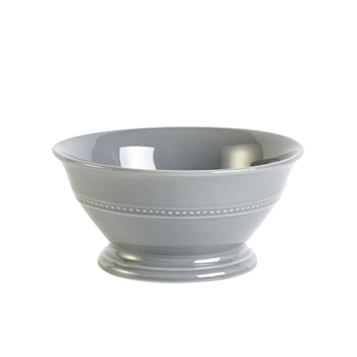 Gibson Elite Barberware 16 Piece Dinnerware Set, Gray