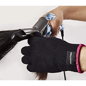 Kiloline Professional Heat Resistant Glove for Hair Styling Heat Blocking for Curling, Flat Iron and Curling Wand